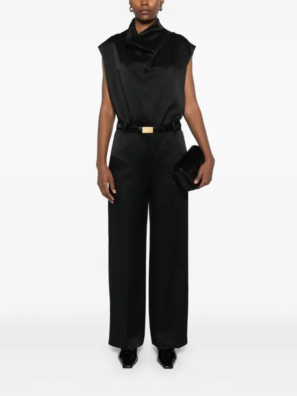 TOTEME Sleeveless Top With Funnel Neck