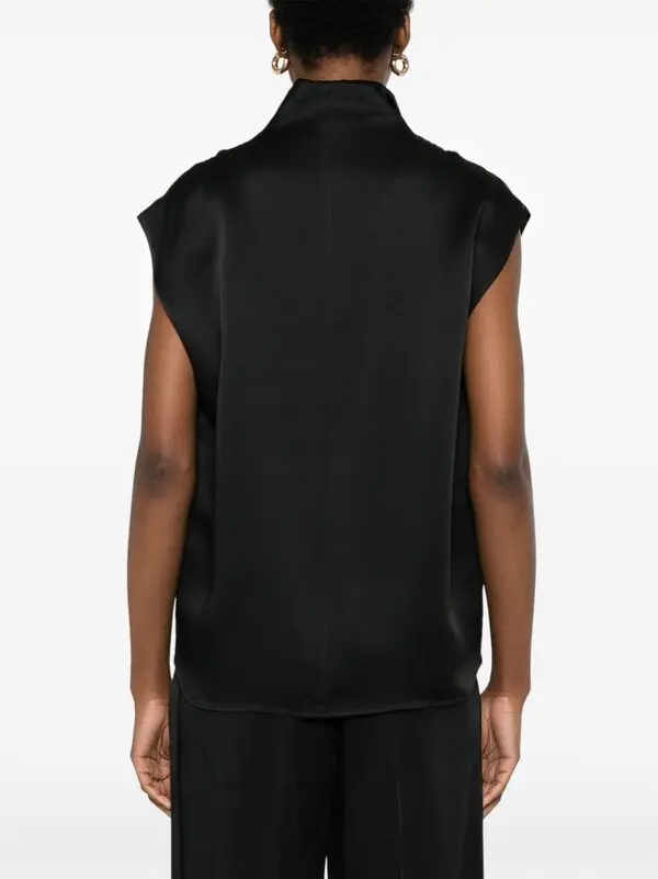 TOTEME Sleeveless Top With Funnel Neck - Multicolor