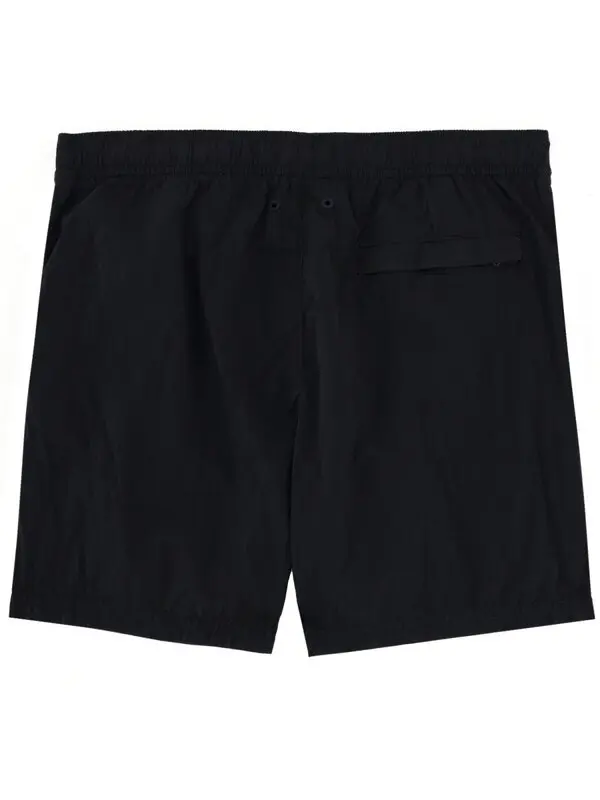 Stone Island Swim Shorts With Logo Patch - Blue