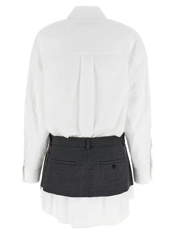 Alexander Wang Pre-styled" Shirt Dress With Chain Detail