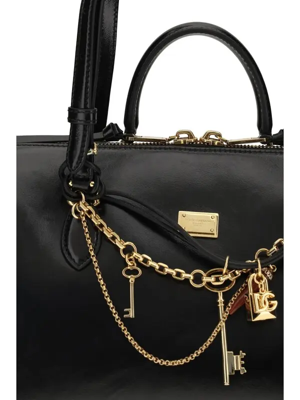 Dolce & Gabbana Vittoria Medium Handbag - Black