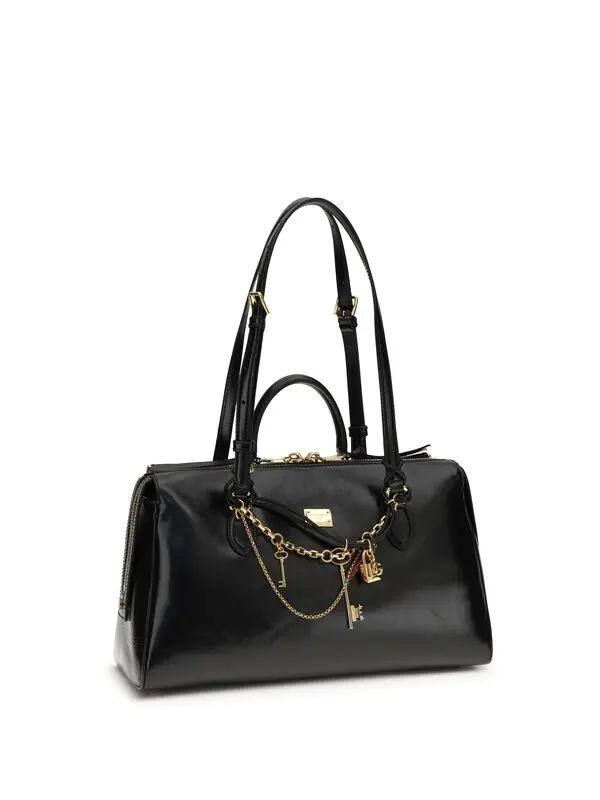 Dolce & Gabbana Vittoria Medium Handbag - Black