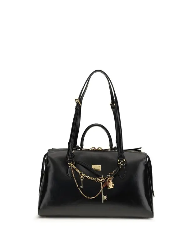 Dolce & Gabbana Vittoria Medium Handbag - Black