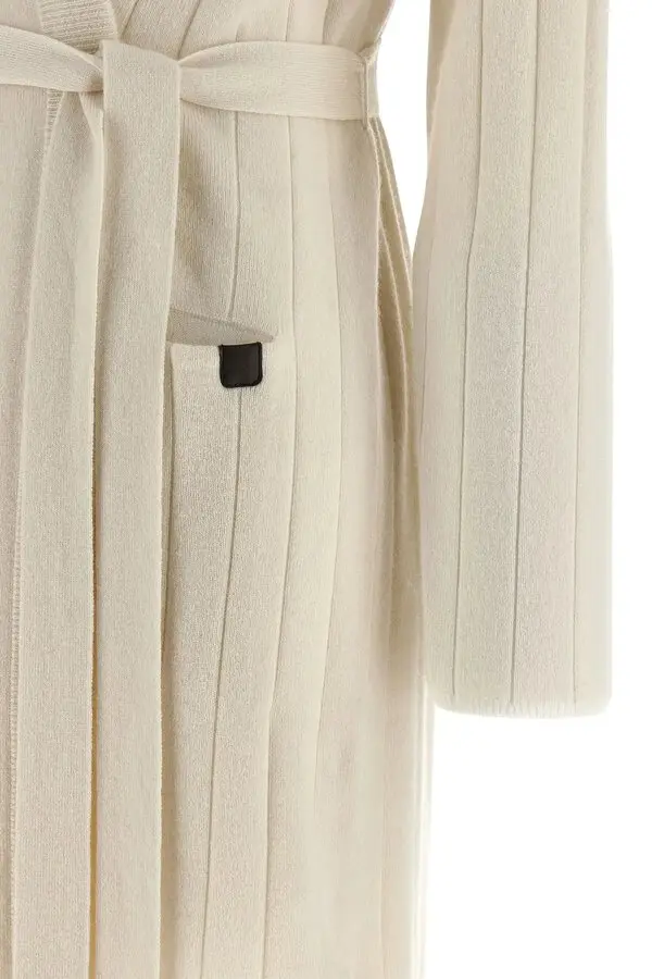 Max Mara Giusto Ribbed Cashmere Belted Cardigan
