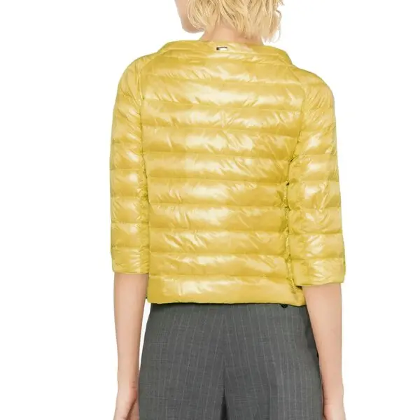 Herno Half-sleeve Down Jacket - Yellow