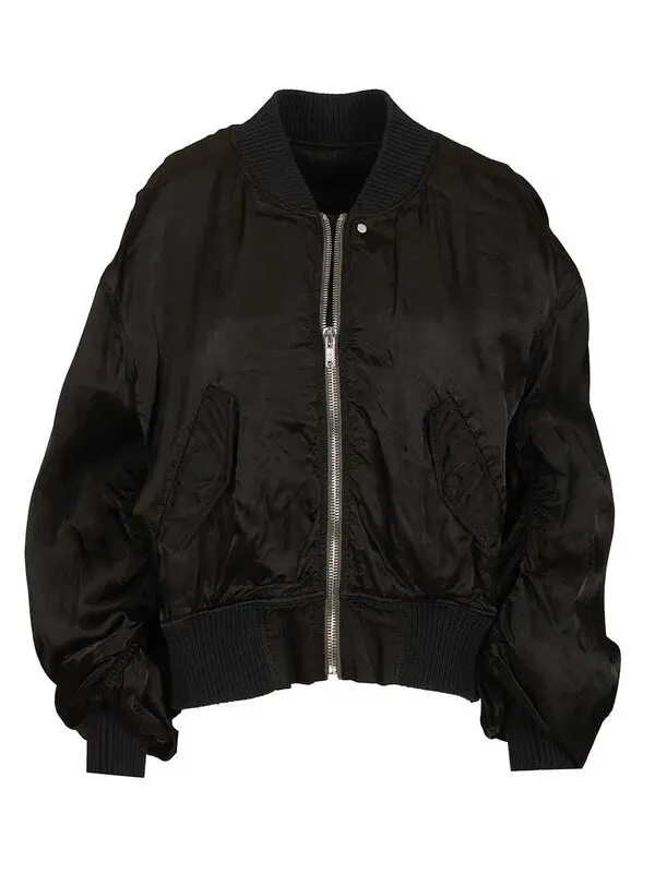 Rick Owens Secchia" Bomber Jacket - Black