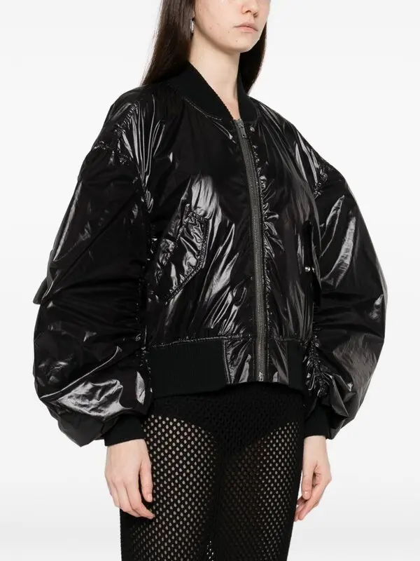 Rick Owens Secchia" Bomber Jacket - Black
