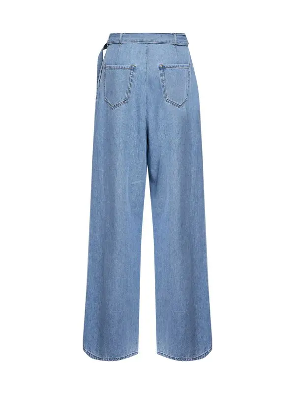 Dries Van Noten Belted Wide-leg Jeans