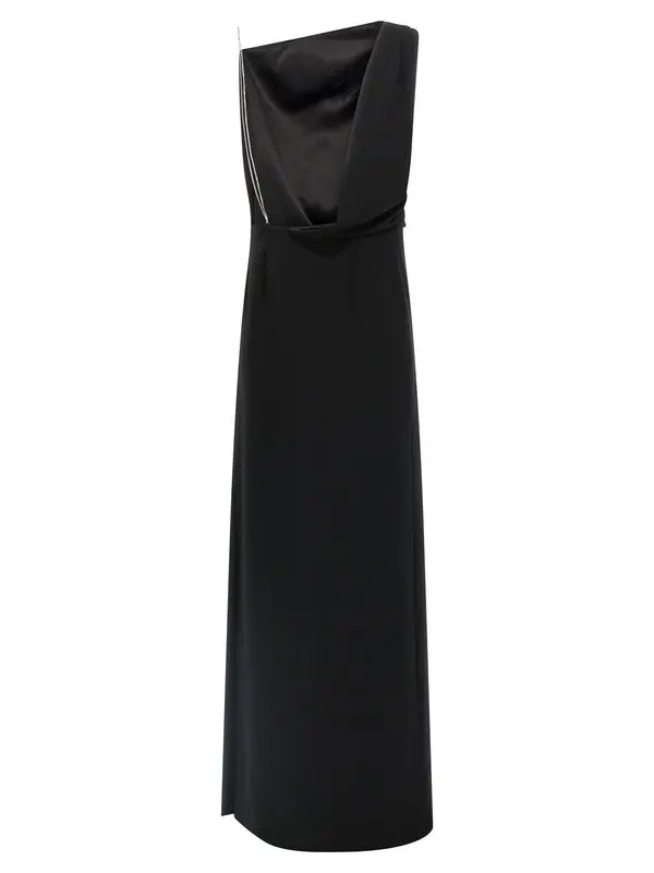 Max Mara Pentola" Heavy Cady Dress
