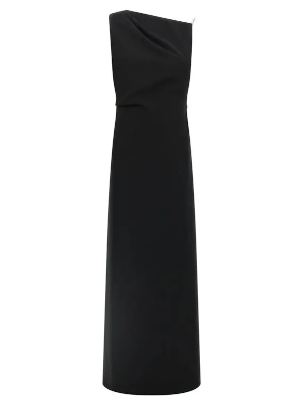 Max Mara Pentola" Heavy Cady Dress - Black