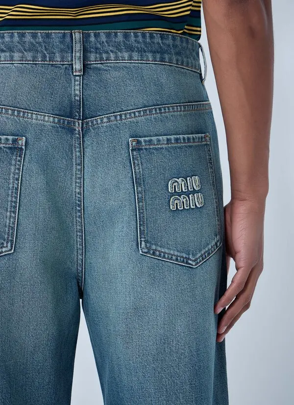 Miu Miu Wide-leg Denim Jeans