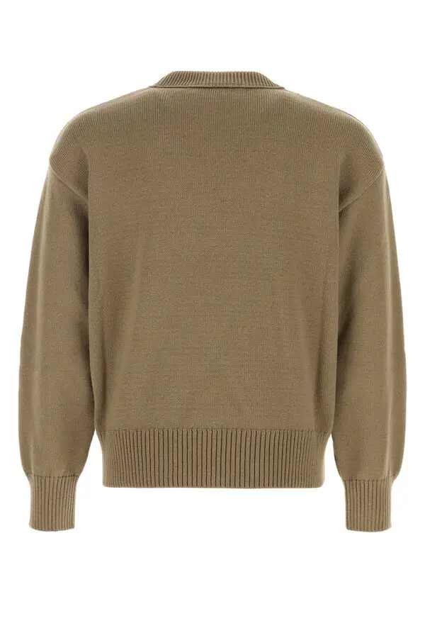 AMI Paris Cappuccino Wool Blend Sweater
