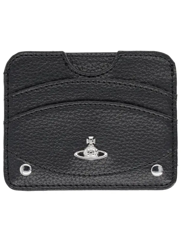 VIVIENNE WESTWOOD Card Holder Half Moon - Black
