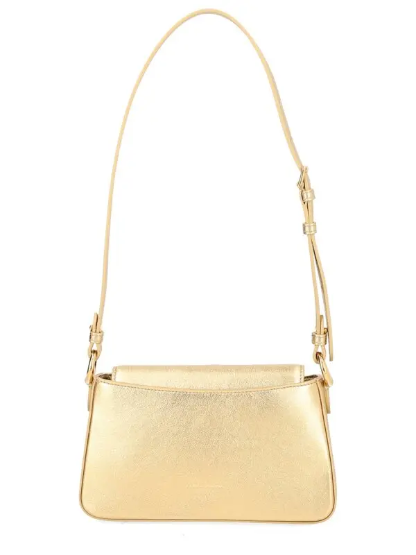 Dolce & Gabbana Leather Phone Bag - Gold