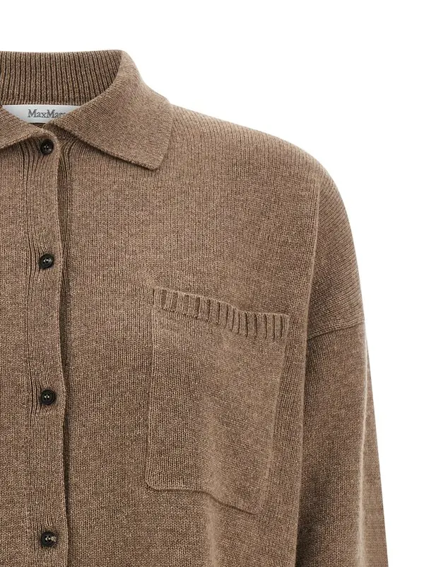 Max Mara Bull' Cashmere Cardigan - Brown