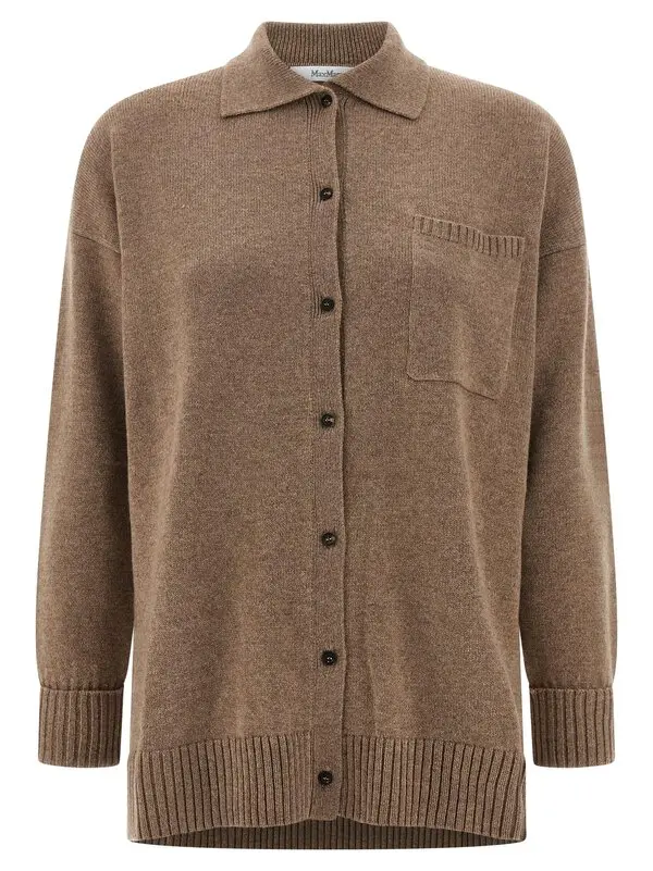 Max Mara Bull' Cashmere Cardigan - Brown