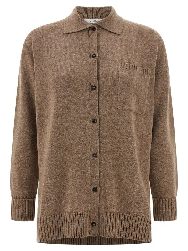 Max Mara Bull' Cashmere Cardigan - Brown