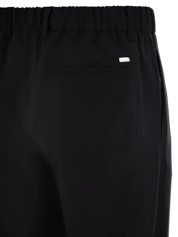 Herno Stretch Tailored Wool Blend Trousers - Multicolor