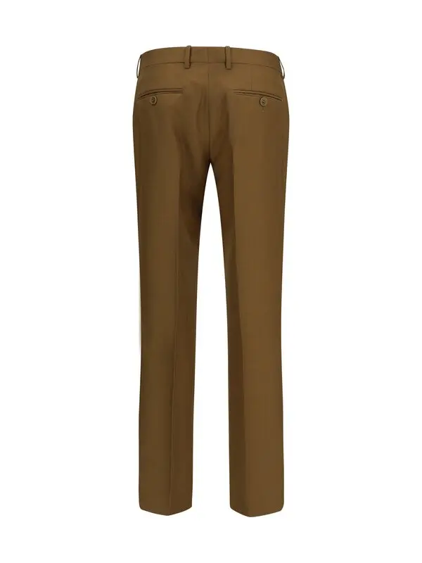 Burberry Tailored Wool Mohair Pants - Brown