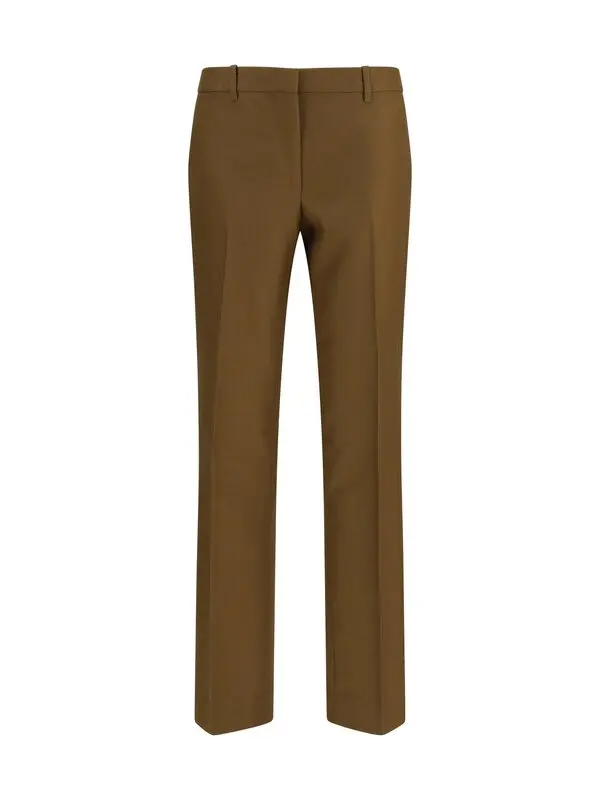 Burberry Tailored Wool Mohair Pants - Brown