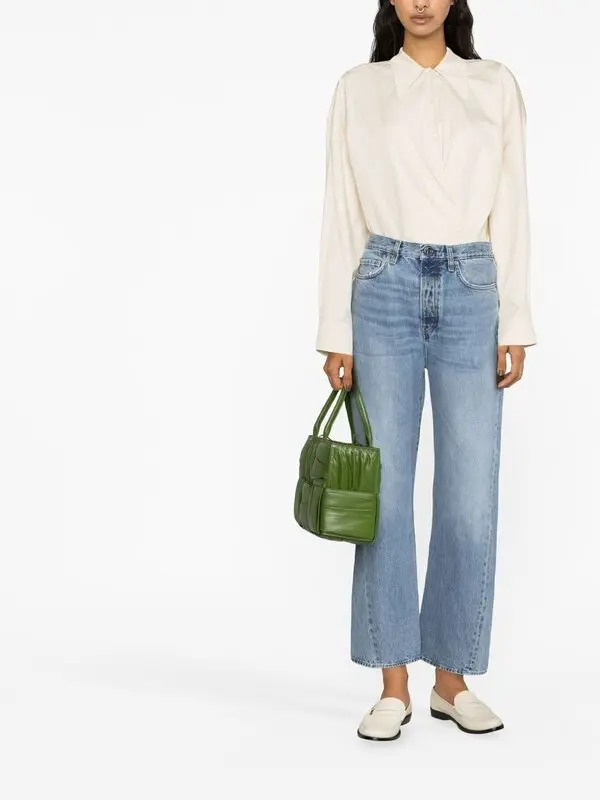 TOTEME Twist Seam Straight Leg Jeans