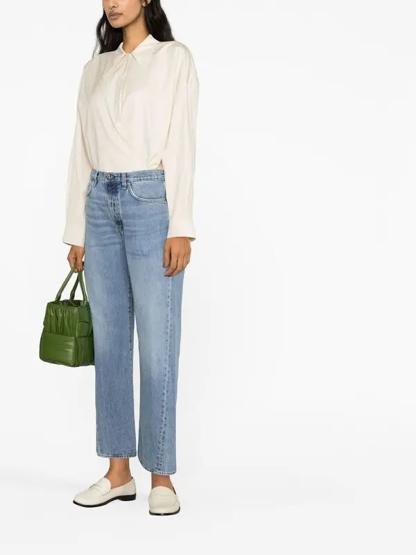 TOTEME Twist Seam Straight Leg Jeans