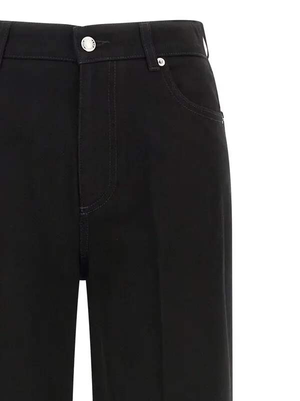 Dolce & Gabbana Flare Leg Cotton Denim Pants