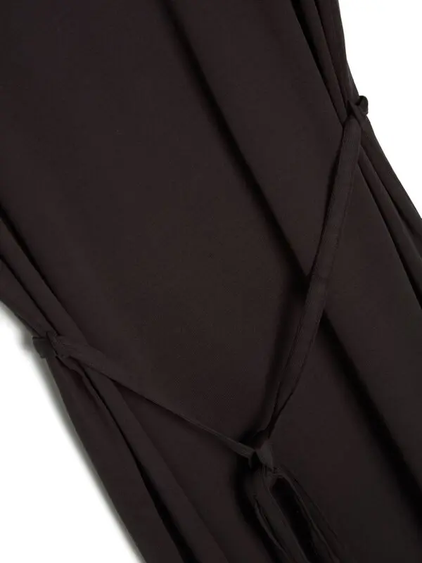 LEMAIRE Cotton T-shirt Dress With Belted Waist