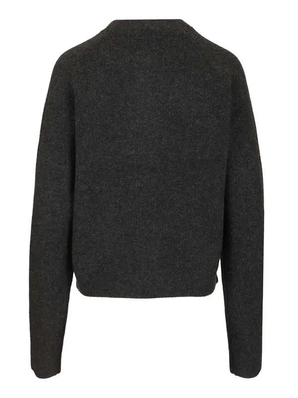 TOTEME Hammered Button Cardigan - Gray