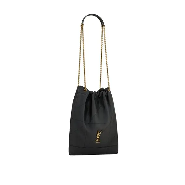 Saint Laurent Jamie Drawstring Shoulder Bag - Black
