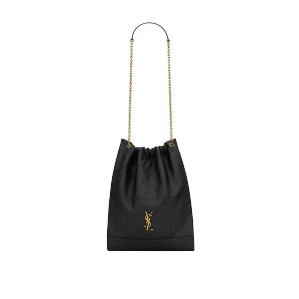 Saint Laurent Jamie Drawstring Shoulder Bag - Black