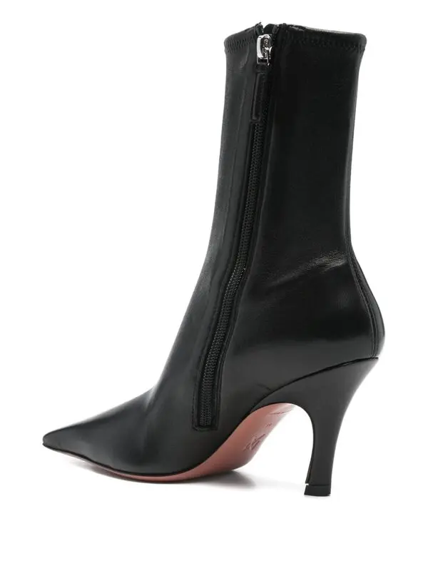 Amina Muaddi Jamie Leather Boots - Multicolor