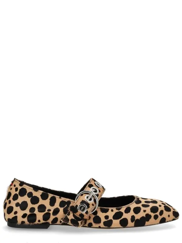 AeydĒ Uma" Mary Jane Flats With Eyelets - Multicolor