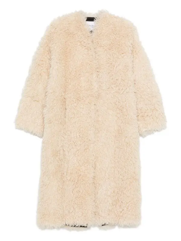 STAND STUDIO Carolina Faux Fur Coat - Multicolor