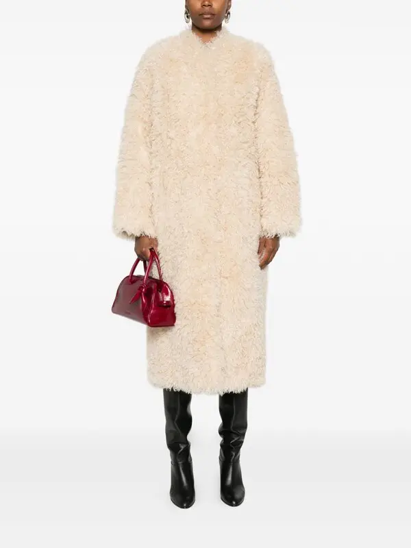 STAND STUDIO Carolina Faux Fur Coat - Multicolor