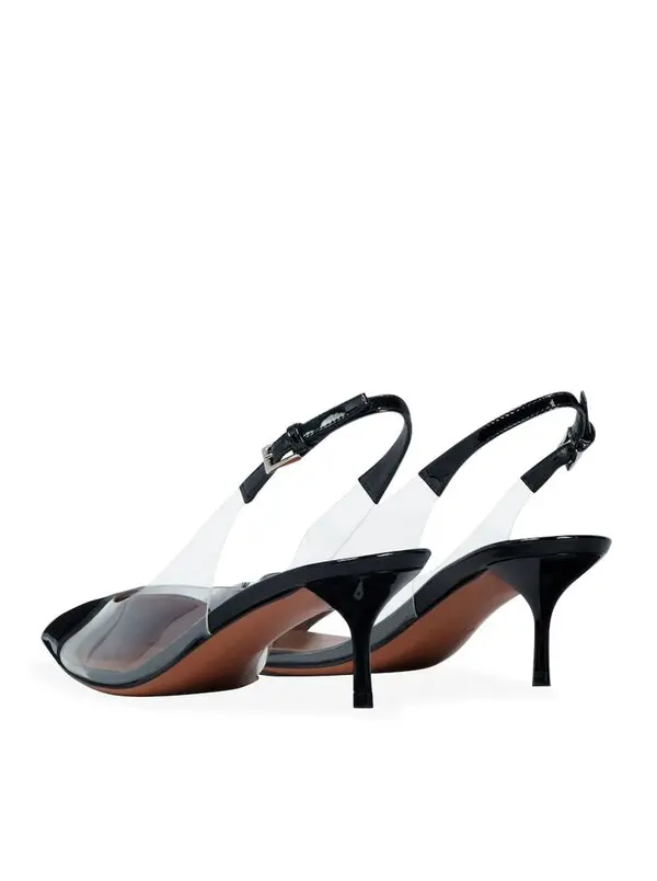Alaïa Le Coeur Slingback Kitten Heel - Black