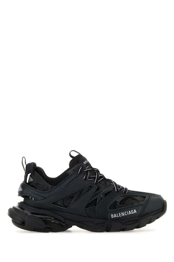 Balenciaga Mesh And Rubber Track Sneakers