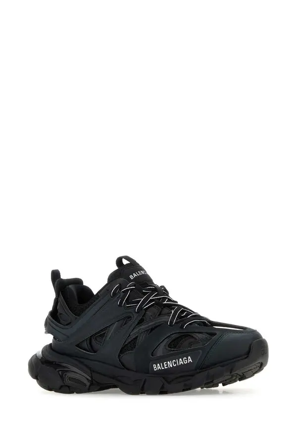 Balenciaga Mesh And Rubber Track Sneakers