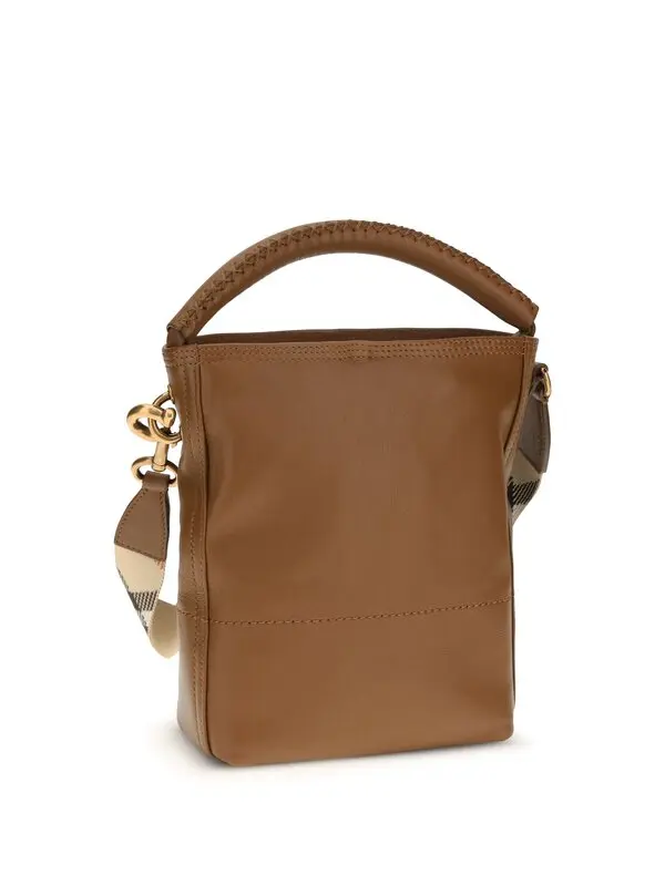 Burberry B Clip Bucket Bag - Brown