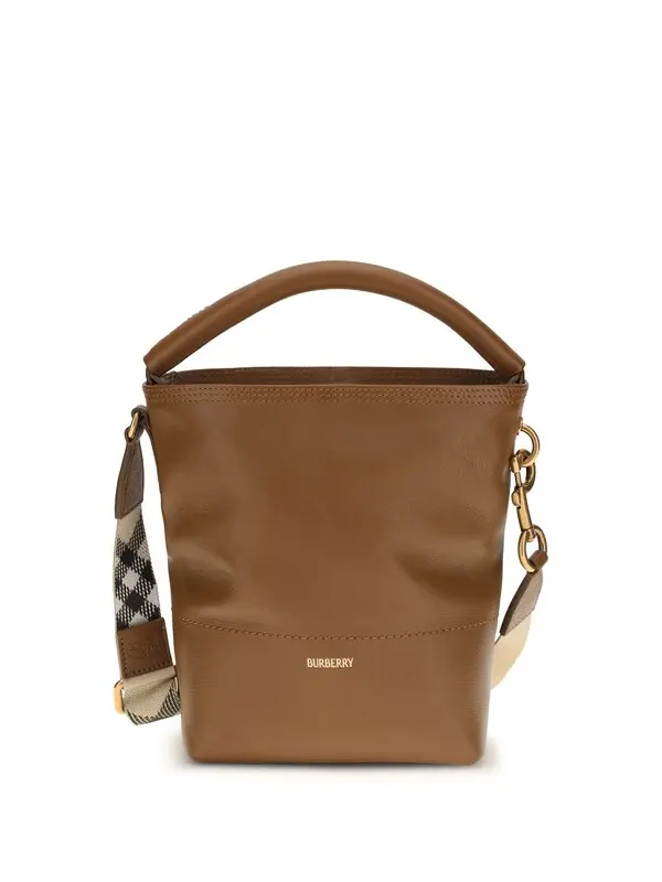 Burberry B Clip Bucket Bag - Brown