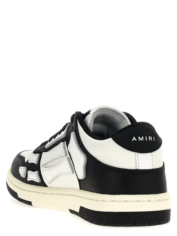 Amiri Skel Top Low Leather Sneakers - Multicolor