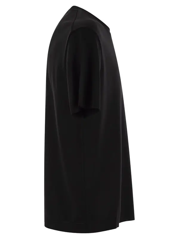 Herno Cotton Jersey T-shirt - Black