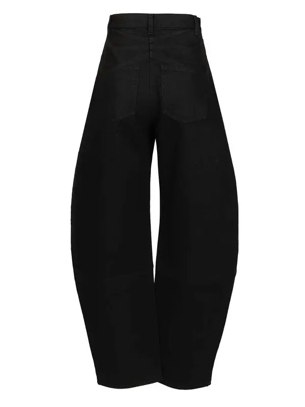 Alaïa Rounded Leg Jeans - Black