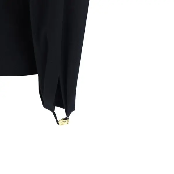 Chloé Wool Sweater With Balloon Sleeves And Cut-out Detail - Black