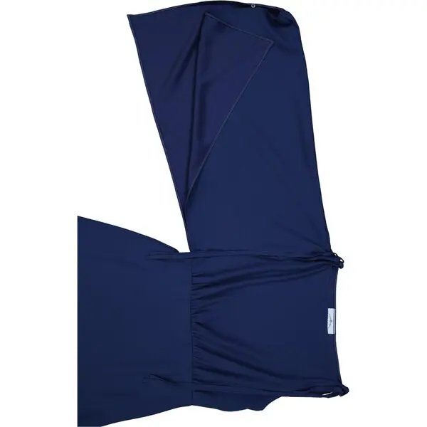 Prada One Sleeve Midi Dress