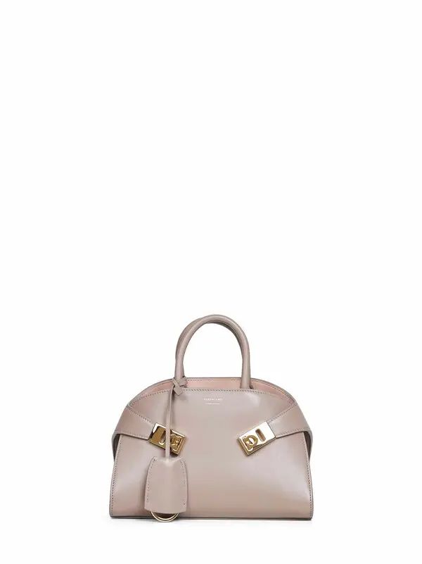 FERRAGAMO Mini Bag With Gancini Buckles - Multicolor