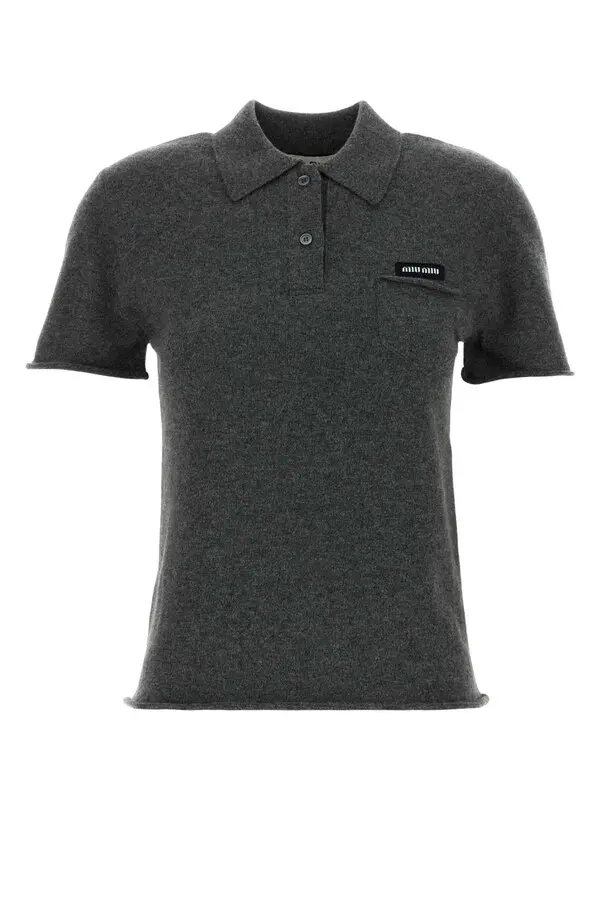 Miu Miu Cashmere Polo Shirt