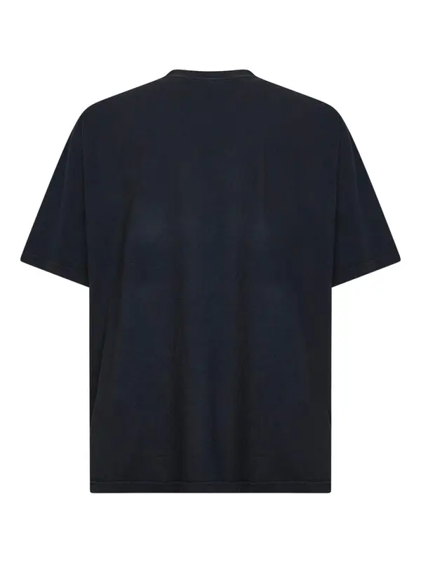 Balenciaga Black Jersey Oversized T-shirt