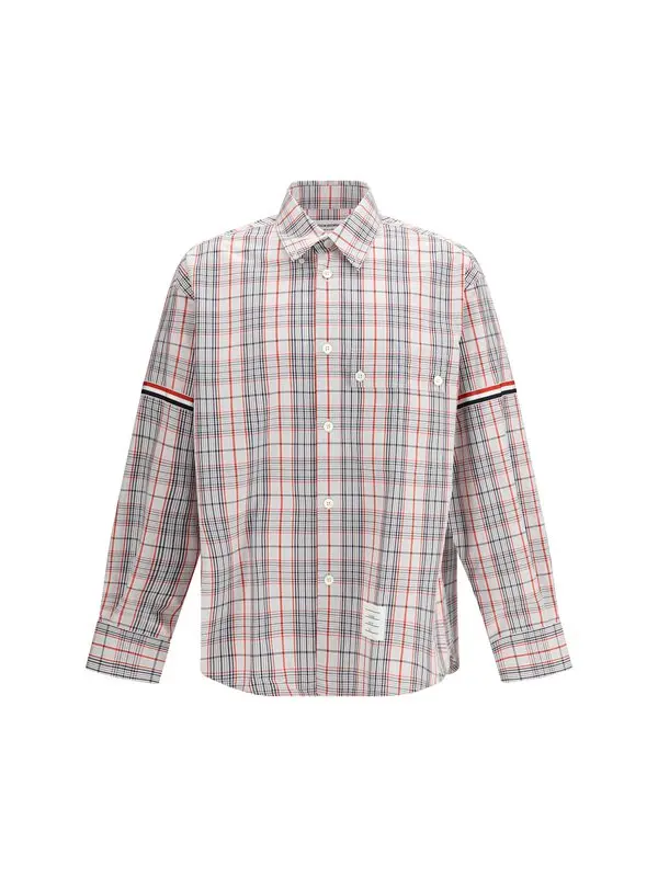 Thom Browne Check Shirt With Tartan Pattern - Multicolor