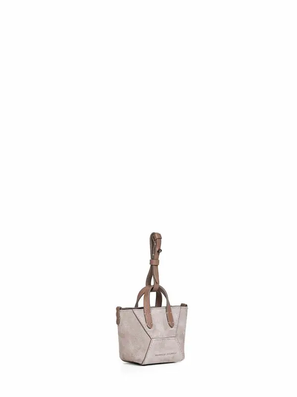 Brunello Cucinelli Duo Micro Bag With Precious Chain